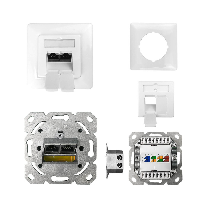 Netzwerkdosen: LAN-Dosen | Netzwerkdose Aufputz & Unterputz