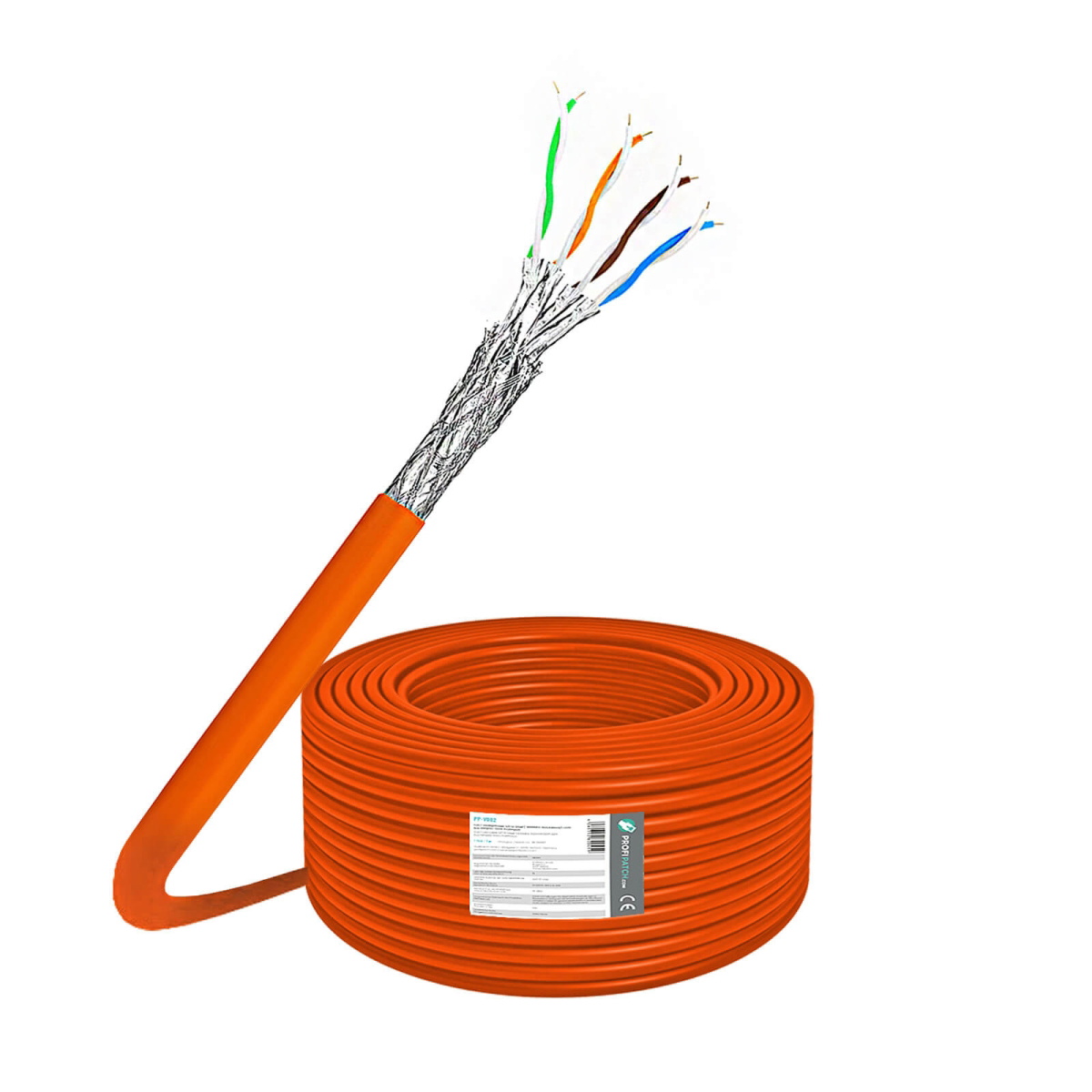 ProfiPatch Cat.7 S/FTP Verlegekabel – 1000 MHz AWG23 – Simplex/Duplex ...