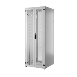 Netzwerkschrank Serverschrank 19 Zoll 42HE PRO 2-teilige Türen Breite ...